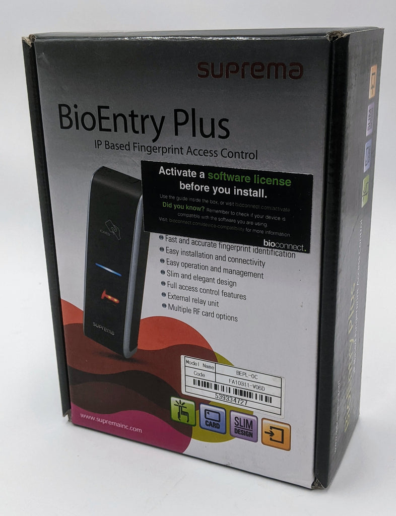 Suprema BioEntry Plus IP Based Fingerprint Access Control- BEPL-OC ... Suprema BioEntry Plus IP Based Fingerprint Access Control- BEPL-OC ...