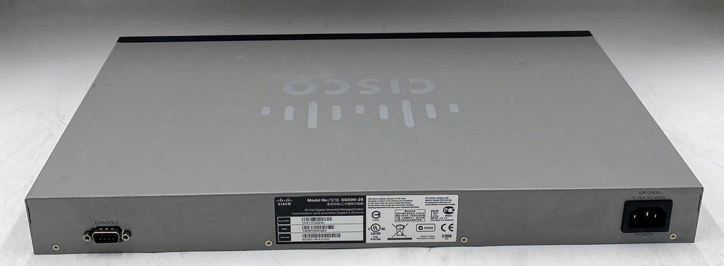 Cisco SG500-28 28-Port Gigabit Stackable Managed Switch – Buffalo ...