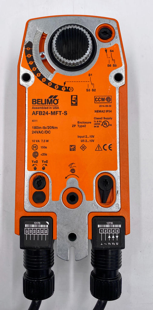 Belimo AFB24-MFT-S Spring Return Damper Actuator – Buffalo Computer Parts