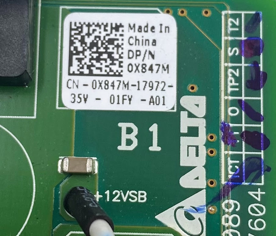 Dell PowerEdge R510 Power Distribution Board X847M – Buffalo Computer Parts