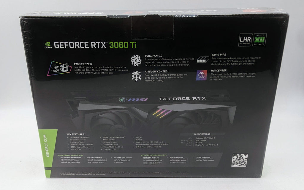 MSI NVIDIA GeForce RTX 3060 Ti Gaming X LHR 8GB GDDR6 – Buffalo ...