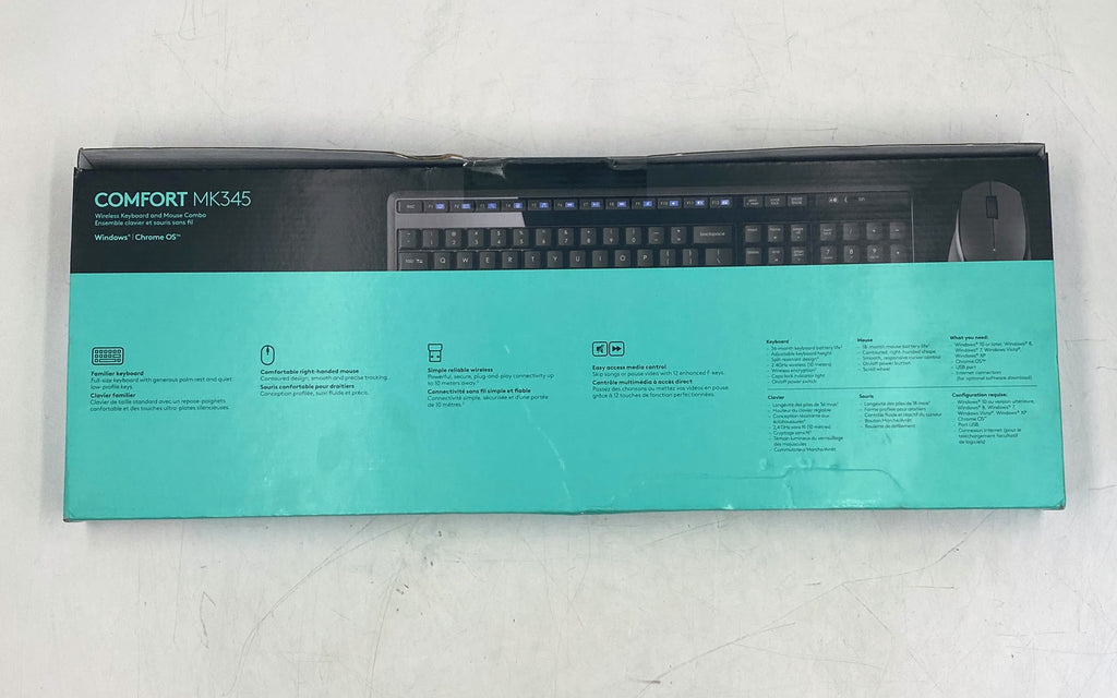 Logitech MK345 Wireless Keyboard and Mouse Combo – Buffalo Computer Parts