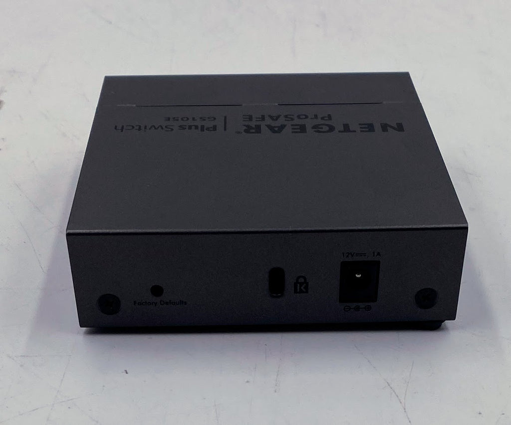 Netgear GS105Ev2 5-Port Gigabit Ethernet Plus Switch – Buffalo Computer ...