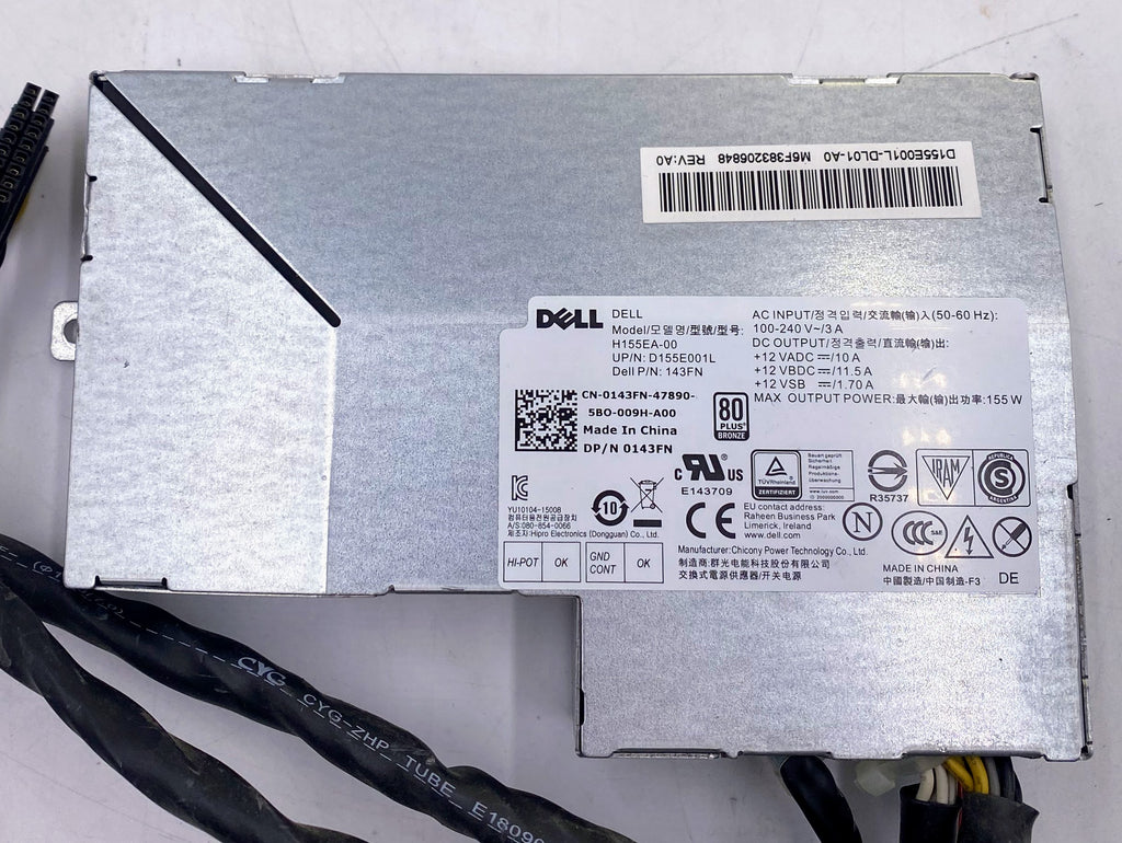 Dell OptiPlex AIO 155W Power Supply Unit 143FN for OptiPlex 3240/3440 ...