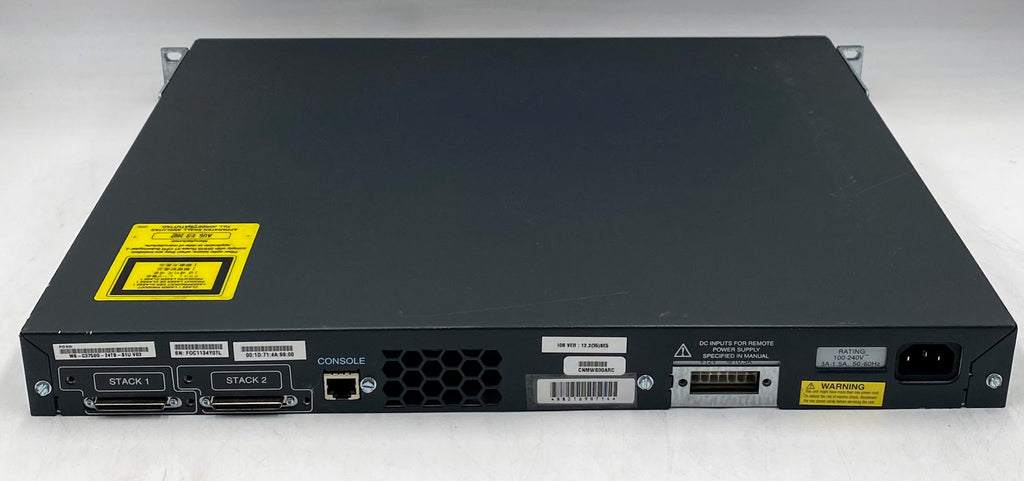 Cisco Catalyst WS-C3750G-24TS-S1U 24-Port Gigabit Managed Switch ...