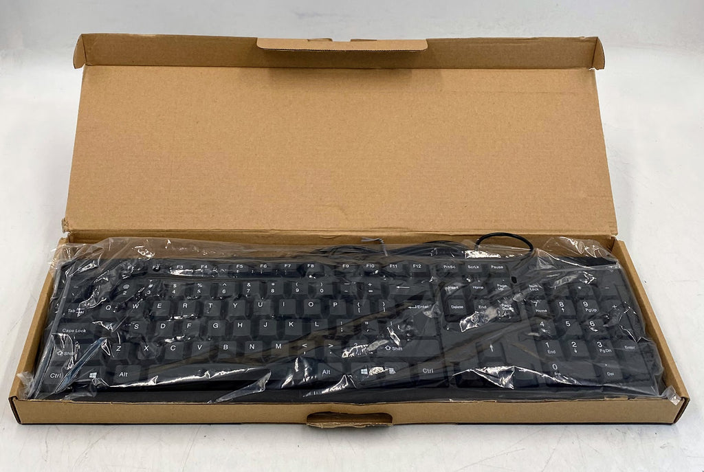 iMicro KB-US9814 104-Key Wired USB Keyboard, Black – Buffalo Computer Parts