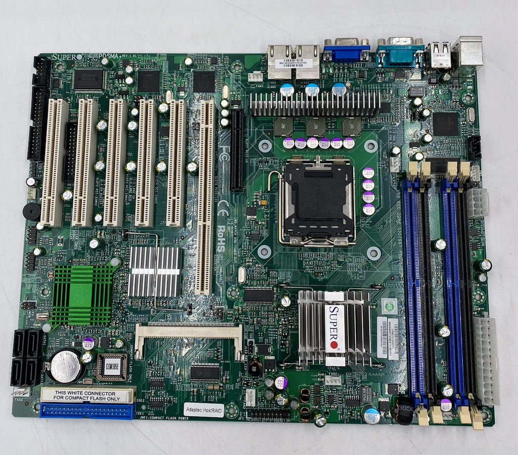 Supermicro PDSMA+ ATX Motherboard, LGA 775, Intel 3000 Chipset Rev 1.0 ...
