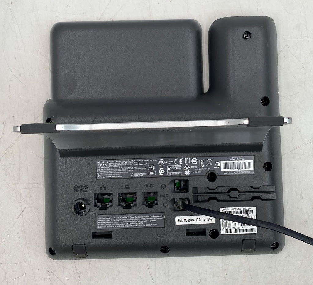 Cisco CP-7821 2-Line VoIP Phone – Buffalo Computer Parts