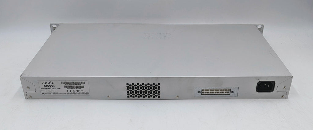 Cisco Meraki Cloud-Managed MS220-24P-HW, 24 Port Gigabit, PoE Switch U ...