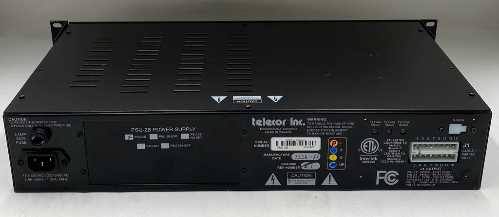Telecor PSU-2B Power Supply 24VDC 5VDC for T2/XL Communication Systems ...