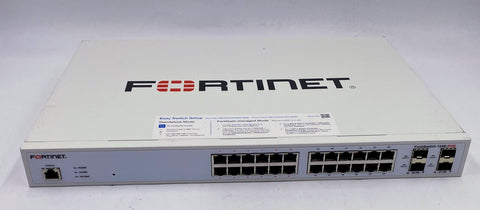 Fortinet FortiSwitch FS-124E-POE 24-Port Gigabit Ethernet Switch ...