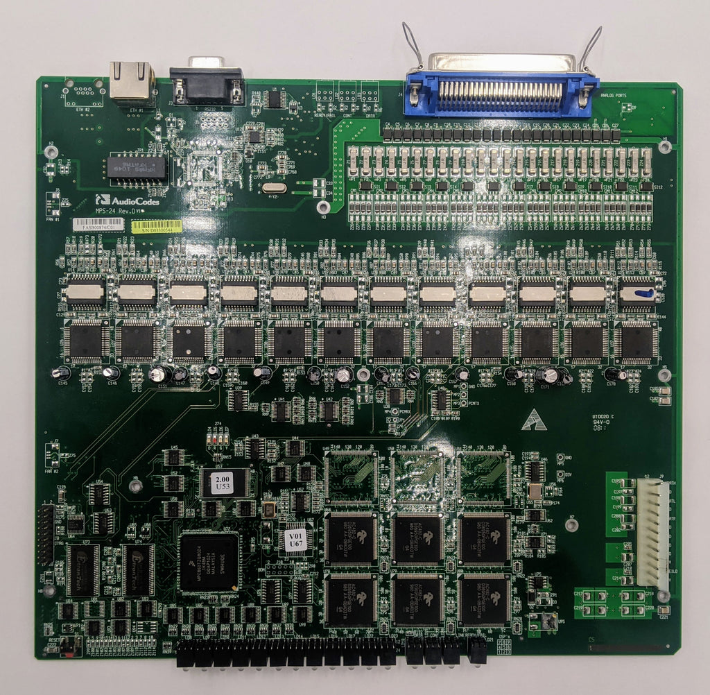 AudioCodes MediaPack Series MP-124 VoIP Gateway Main Board- FASB00874 ...