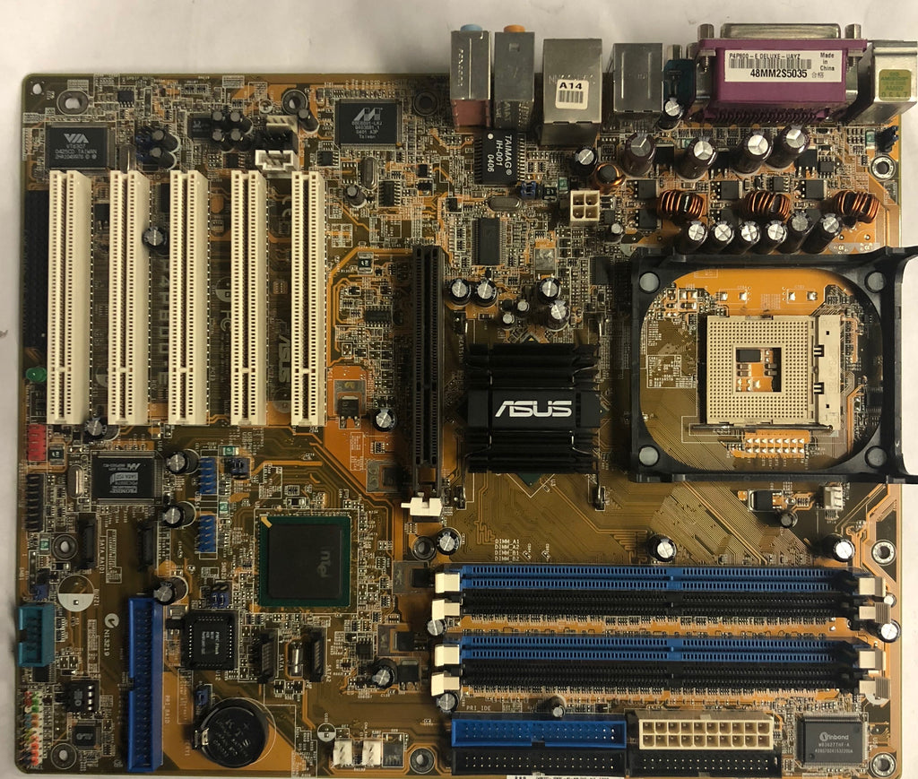 Asus Desktop ATX Motherboard- P4P800‑E Deluxe – Buffalo Computer Parts