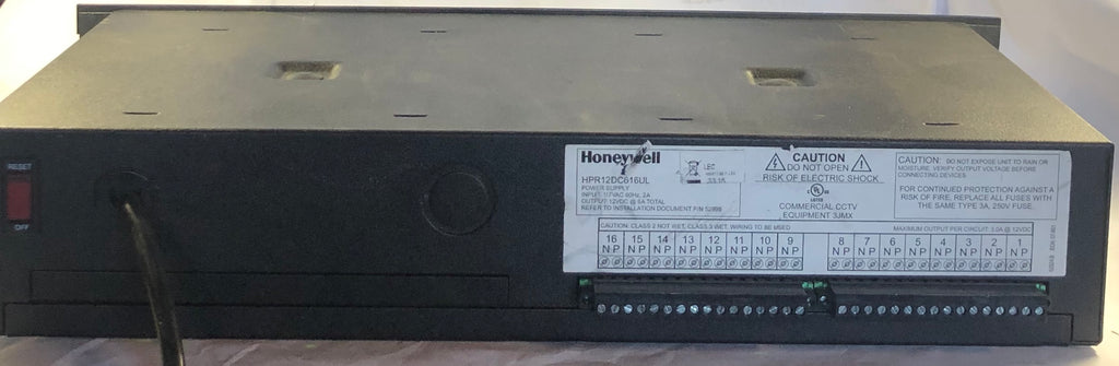 Honeywell HPR12DC616UL Rack Mount CCTV Power Supply – Buffalo Computer ...