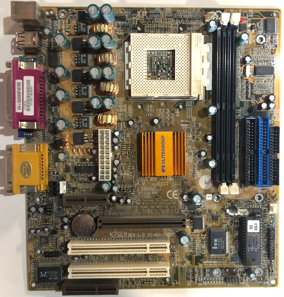 ECS K7SEM Desktop Motherboard – Buffalo Computer Parts