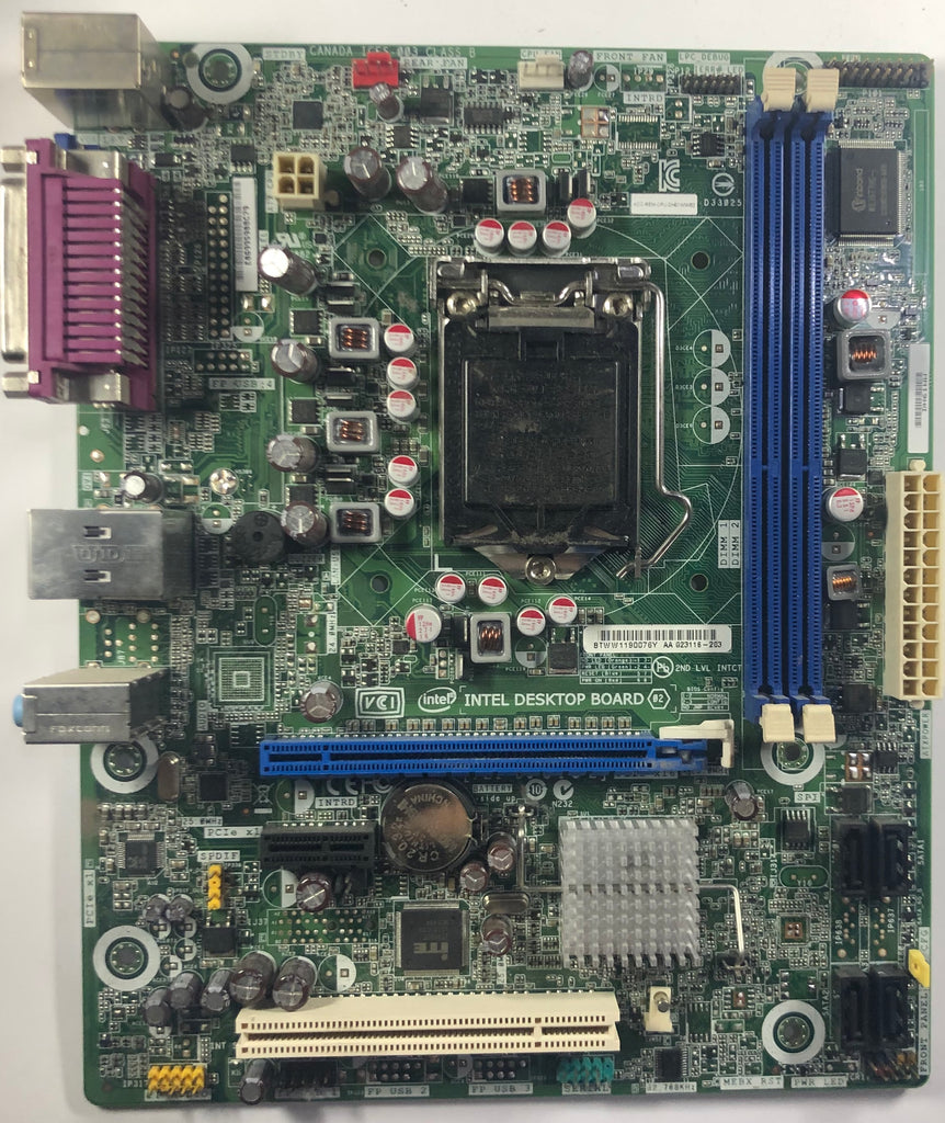 Intel DH61WW Desktop micro ATX Motherboard- G23116-203 – Buffalo ...