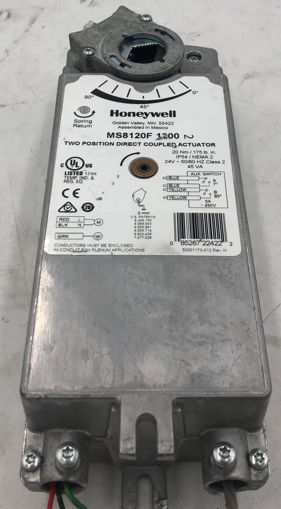 Honeywell MS8120F1200 2-Position Direct Coupled Actuator – Buffalo ...
