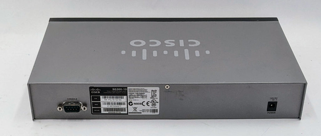 Cisco 10-Port Gigabit Managed Switch- SG300-10 – Buffalo Computer Parts