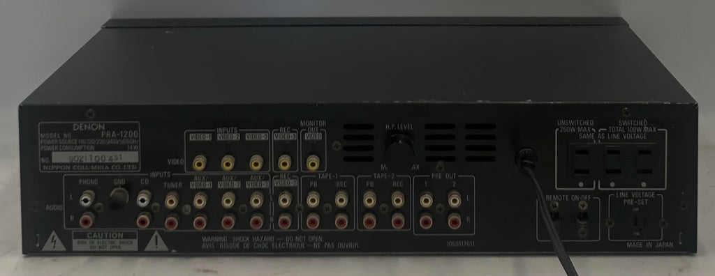 Denon PRA-1200 Precision Audio Stereo Pre-Amplifier – Buffalo Computer ...
