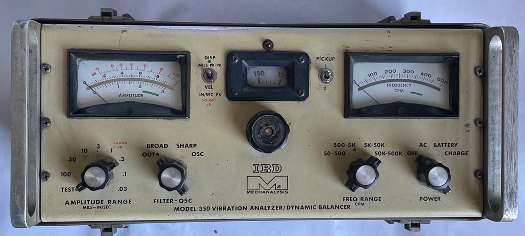 IRD Mechanalysis Model 350 Vibration Analyzer/Dynamic Balancer ...