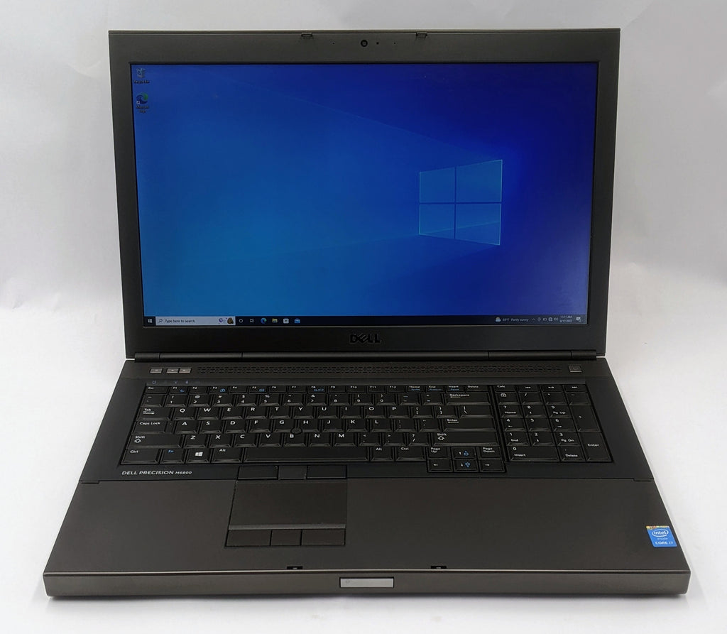 Dell Precision M6800 Laptop- 256GB SSD, 12GB RAM, Intel i7 CPU, Window ...