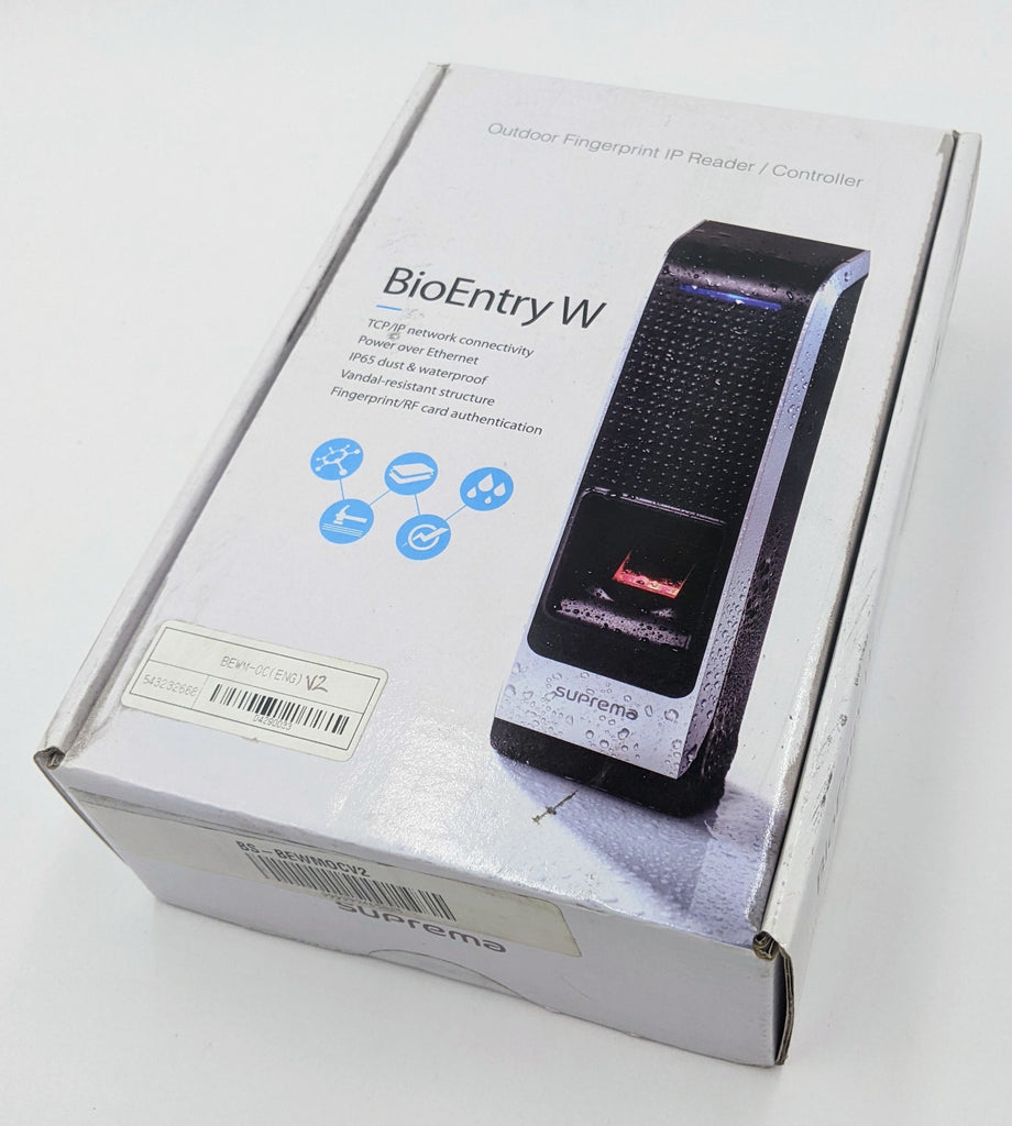 Suprema BioEntry W V2 Outdoor Fingerprint IP Reader/Controller- BEWM-O ...