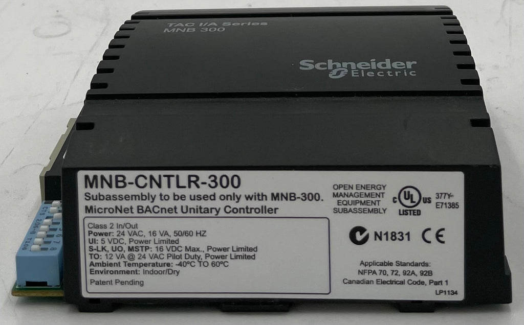 Schneider Electric MNB-CNTLR-300 MicroNet BACnet Unitary Controller ...