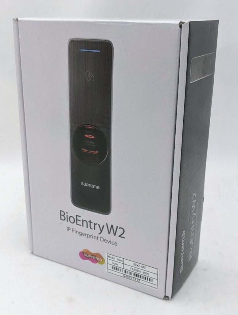 Suprema BioEntry W2 IP Fingerprint Device- BEW2-0AP – Buffalo Computer ...
