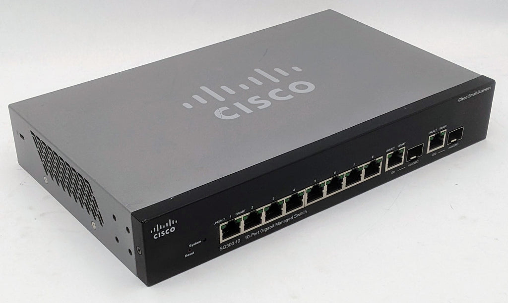 Cisco 10-Port Gigabit Managed Switch- SG300-10 – Buffalo Computer Parts