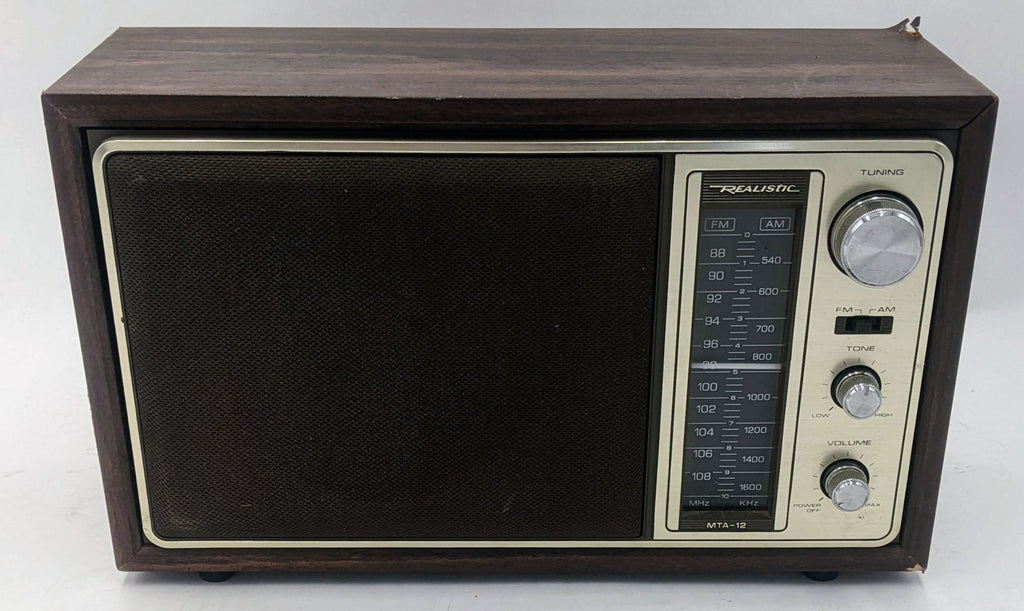 Realistic MTA-12 AM FM Radio – Buffalo Computer Parts