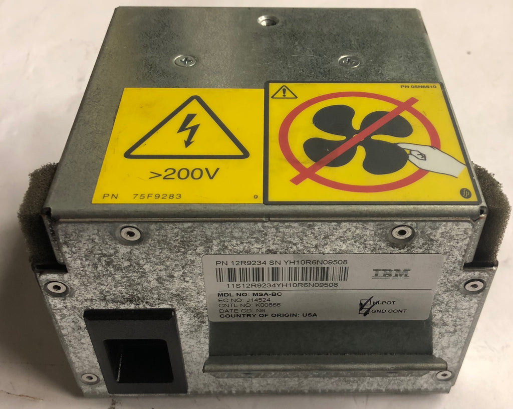 IBM pSeries 7040 Rack Server MSA-BC I/O Subsystem Fan Assembly- 12R923 ...